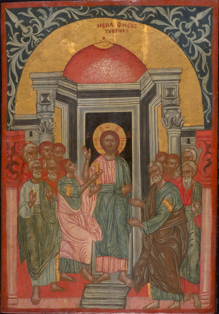 9319 Antique Greek Icon Apostle Thomas | Russian Icons Amsterdam