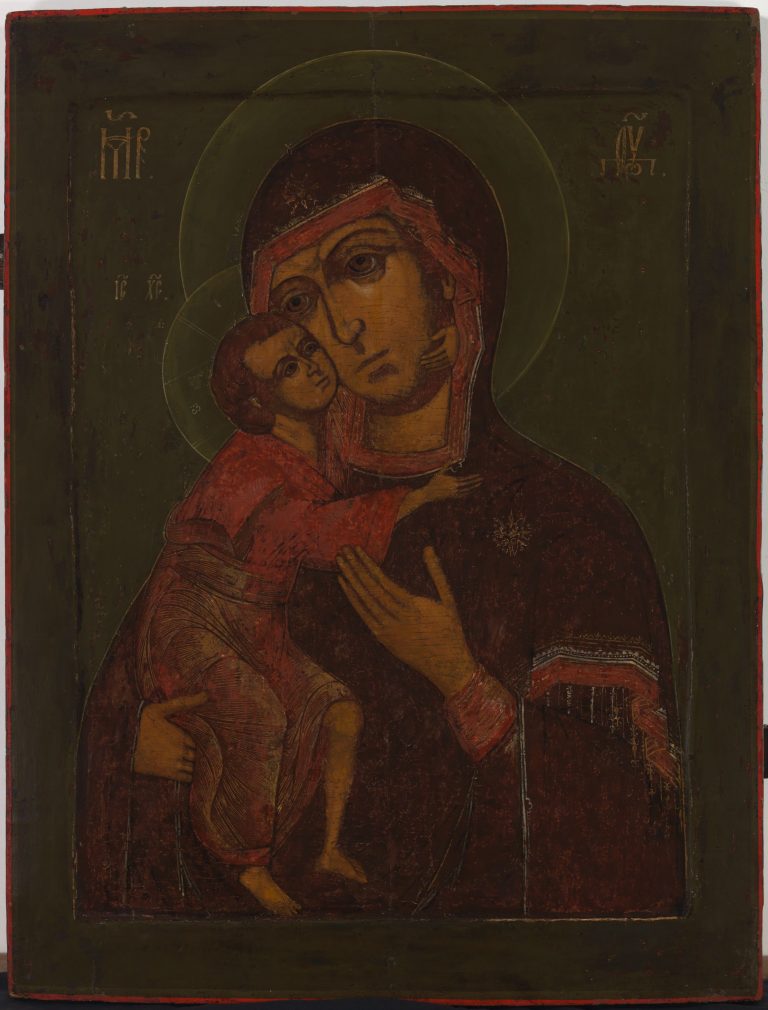 The Mother of God Eleousa of Feodorovsk, 17th century | Russian Icons ...